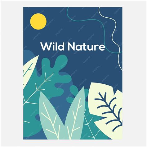 Premium Vector Nature Book Cover