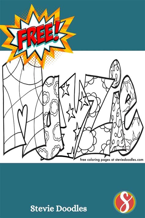 Free Mayzie Coloring Page — Stevie Doodles
