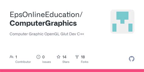 github epsonlineeducation computergraphics computer graphic opengl