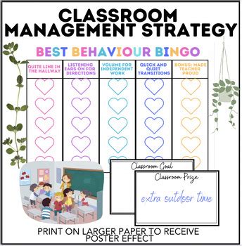 Behavior Bingo Printable