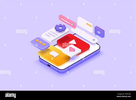 3d Render Mobile App Development Ui Ux Design Web Design And