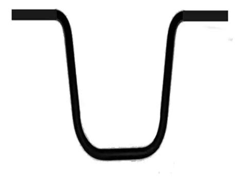 Guidão Seca Sovaco 7 8 22mm 18 Polegadas Preto Fosco Liso Parcelamento Sem Juros