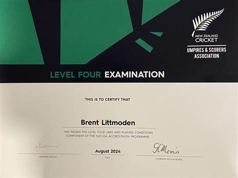 Brent Littmoden On Linkedin Cricket Umpiring Nzcricket