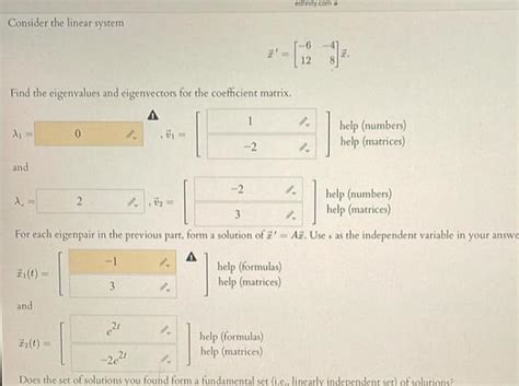[answered] consider the linear system find the eigenvalues and kunduz
