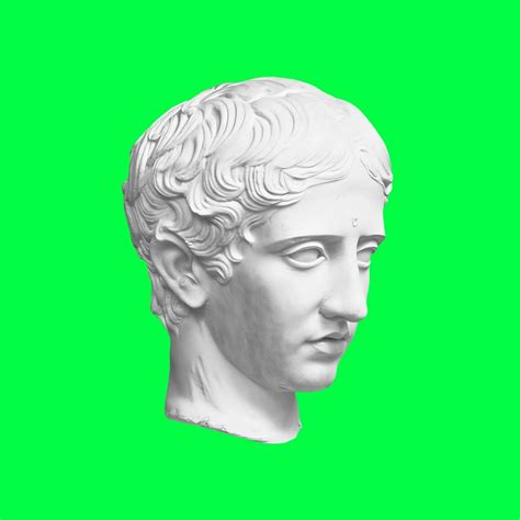 Classical Sculpture Head Isolated Animation Free Video Rawpixel