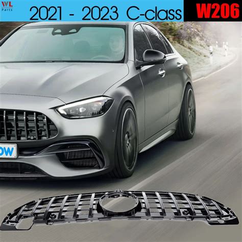 W206 Grill Black Panamericana Gtr Abs Front Radiator Grille For