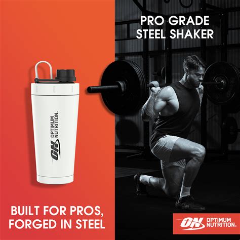 Buy Optimum Nutrition Pro Grade Steel Shaker 750ml On