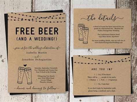 Witty Wedding Invitation Wording