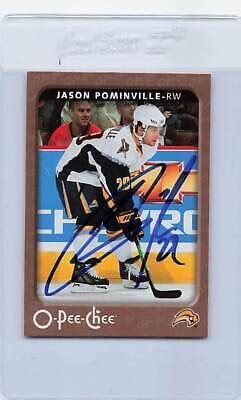 2006 07 Opc 55 Jason Pominville Sabres Signed Auto H5382 Ebay