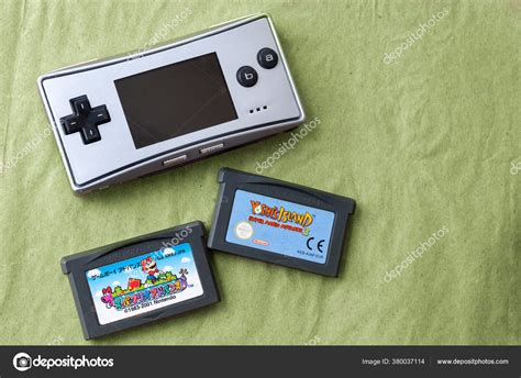 Kiev Ukraine June 2020 Game Boy Micro 2005 Cartridges Special — Stock