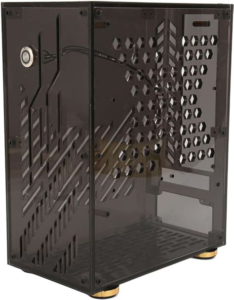 Mini Itx Pc Case Top Quality Clear Acrylic Computer Case Clear Side Panel Mini Pc Case 4 3l