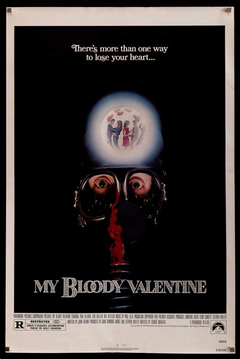 My Bloody Valentine Movie Poster 1981 1 Sheet 27x41
