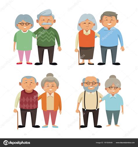Lindos Dibujos Animados De Abuelos