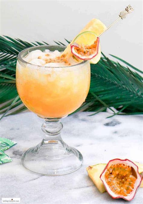 Passion Fruit Rum Punch Cocktail Living Locurto