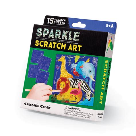 Crocodile Creek Scratch Art Hippychick