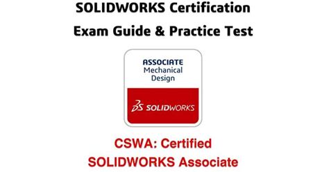 Solidworks Certification Exam Guide And Practice Test Solidworks