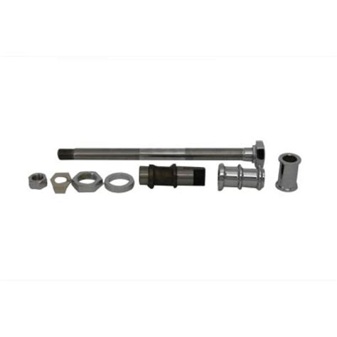 Chrome Rear Axle Kit Hex Type 44 0360 Vital V Twin Cycles