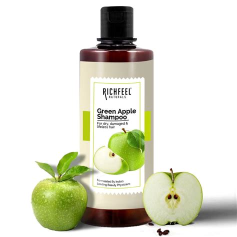 Richfeel Green Apple Shampoo 500 Ml Beauty And Personal Care