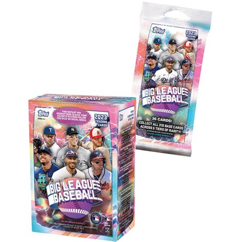 2023 Topps Mlb® Big League Baseball Trading Card Blaster Box Official Mlb®