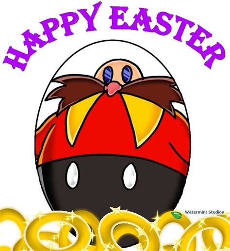 An Easter Dr Eggman Egg Easter Bonnet Eggman Geek Stuff