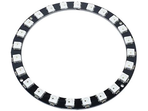 24 Led Ring Ws2812b Rgb Addressable 86mm Canaduino