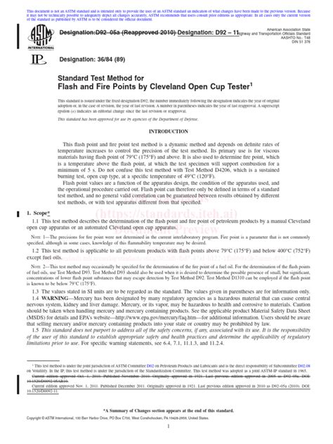 Astm D92 11 Pdf Scientific Phenomena
