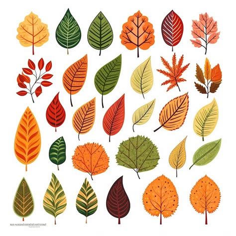 Premium Ai Image Leaf Set