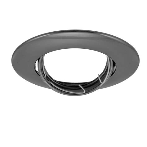 Oprawka Sufitowa Opin Okragla Czarna Polux Sanico Oczka Do Zabudowy