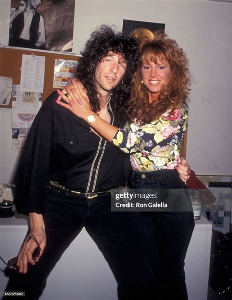 Radio Host Howard Stern And Model Jessica Hahn At The Howard Stern