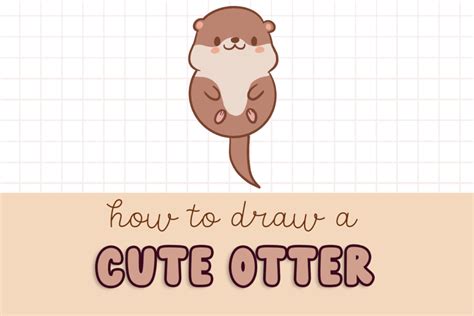 How To Draw Cute Sea Otter
