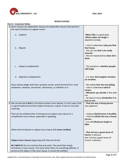 Uı Noun Clauses As Subjects The Fact That Question Words Ever