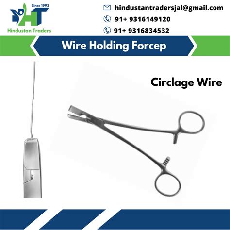 Wire Holding Forcep At ₹ 1999piece Bone Holding Forceps In Jalandhar Id 23769119188