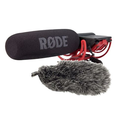 Rode Videomic R Shotgun Condenser Mic With Suspension And Wind Cover