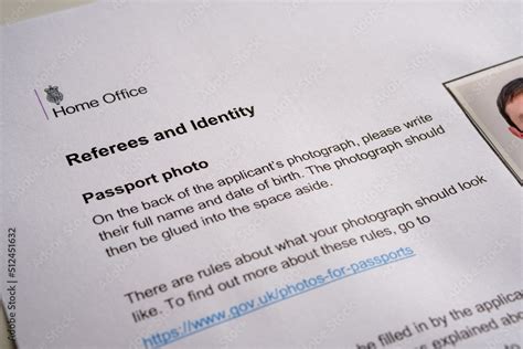 Referee And Identity Form For British Passport Application Form For
