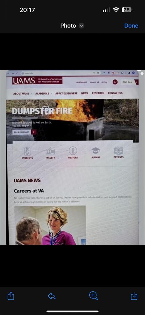 Working At Uams Is Hell On Earth You Will Regret It A Screenshot Of