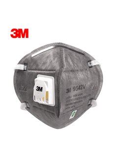 3m 3m 9542v Kn95 Particulate Respirator With Valve Actived Carbon Mask