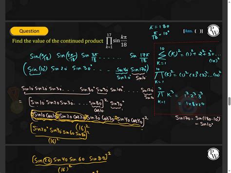 Question Begin Array L Pi180 Frac Pi 18 10 Circ Quad T