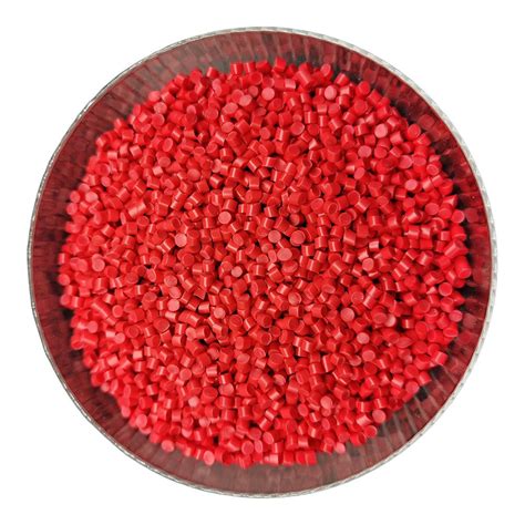 Red Particle Polypropylene Pp Modified Material High Impact Plastic Particle Virgin Pp And