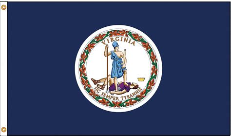 Nylon Indooroutdoor Virginia State Flag 5jfr7145670 Grainger