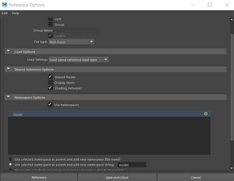 Maya Possible To Ignore Namespace When Exporting Or Remove Namespace