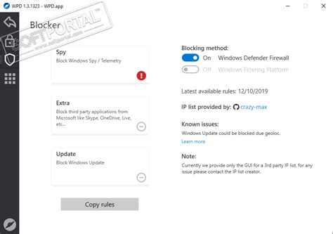 Windows Privacy Dashboard Wpd скачать бесплатно Windows Privacy Dashboard Wpd 1 4 1722