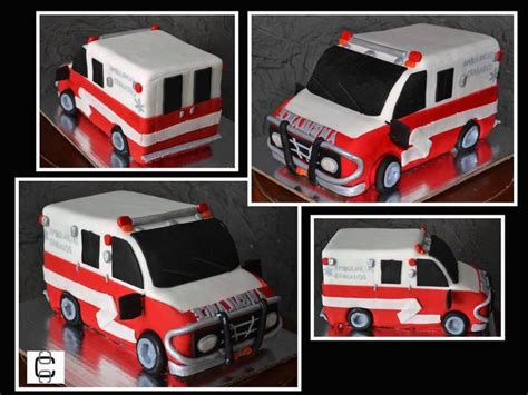 Custom Cakes By Carlos Maynez Ambulance Cake Sculpted Cakes Fashion