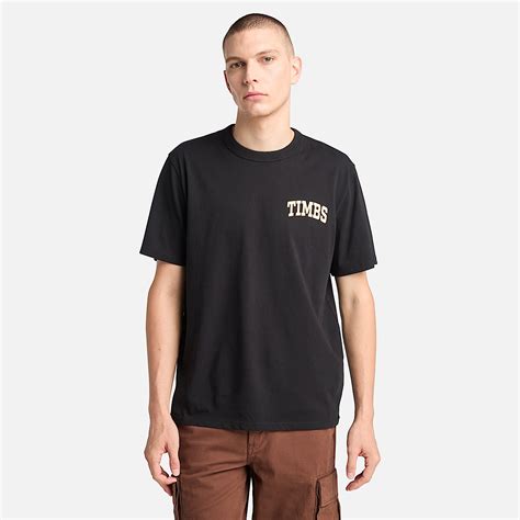 Timbs Graphic T Shirt For Men In Black
