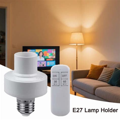 E27 Lamp Holder Ac 85 265v Socket Adapter Converter Wireless Remote