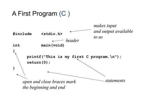 Lecture 2 Introduction To Programming Languages Cpptx