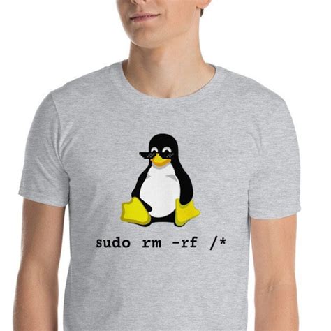 Linux Tee Shirt Etsy