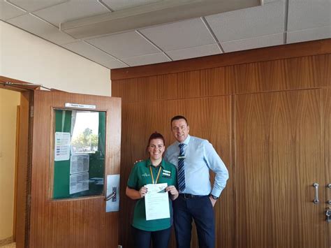 Congratulations Sam Leyshon On Achieving 15 Years With Morrisons Well Done Mark Allison And