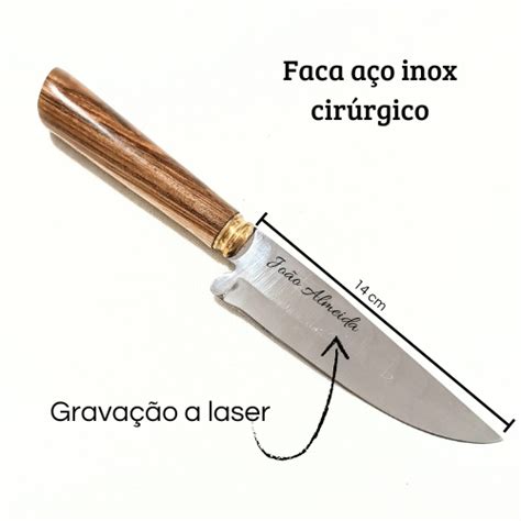 Faca Churrasco Artesanal Personalizada Afiada Aço Inox Com Bainha 7 Polegadas Shopee Brasil
