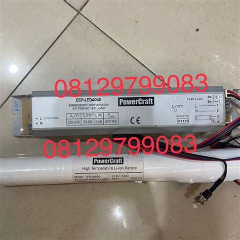 Jual Powercraft Batere Battery Emergency Led Power Pack Led Nicad Ecp