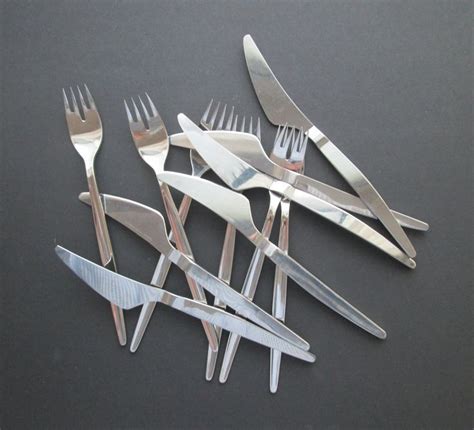 Finnish Design Fish Flatware Cutlery Set Polar Pattern Designed In